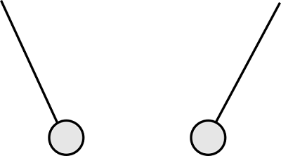 Two identical pith balls supported by insulating threads hang side by ...