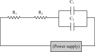 As shown in the figure, The circuit has resistors R1 = 100 ohms, R2 = 2 ...
