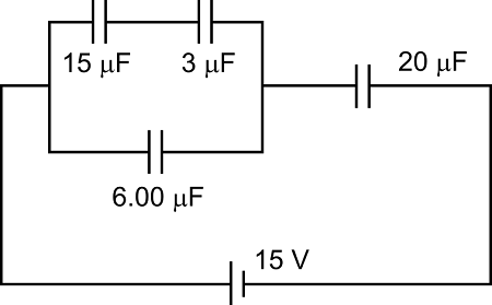 Consider the following circuit diagram. (1) Find the C_equivalent. (2 ...