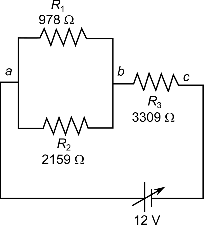Consider the circuit below. Compute the value of equivalent resistance. | Homework.Study.com