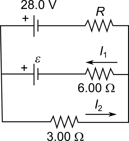 In the circuit shown in the below figure, assume that I1 = 4.20 A and ...