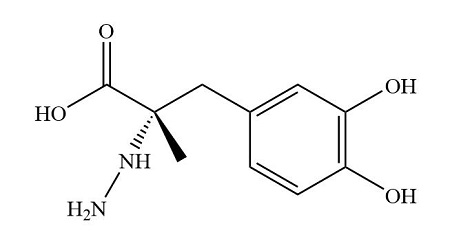 Use the ball-and-stick model to answer the question about carbidopa, a ...