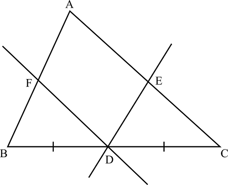 Consider the diagram and the given information below: Given: D is the ...