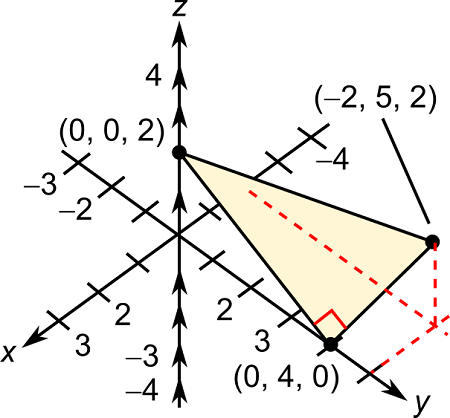 Find the lengths of the sides of the right triangle with the indicated ...