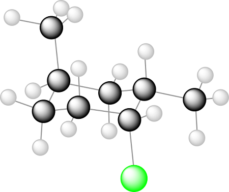 Name the given compound, identify each substituent as axial or ...