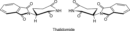 Identify the stereocenters in these enantiomers of thalidomide ...