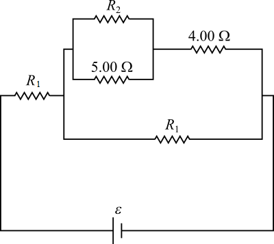Find the equivalent resistance of the circuit in the figure below ...
