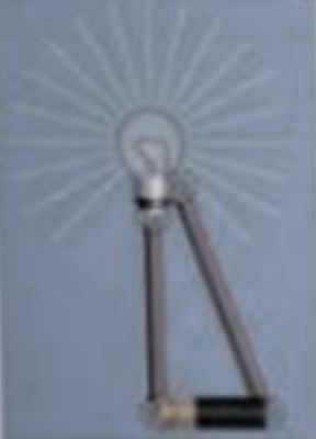 A bulb is lit in the circuit shown below. How does the current measured ...
