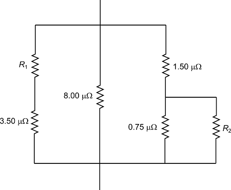 Find the equivalent resistance of the combination of resistors shown in ...