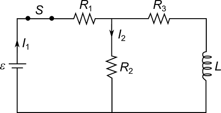 For the circuit below, E = 44 V, R1 = 17 ohms, R2 = 34 ohms, R3 = 51 ...