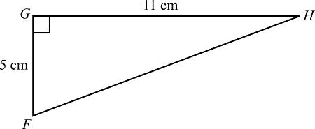 Find the measurement of angle H to the nearest degree. Show the ...