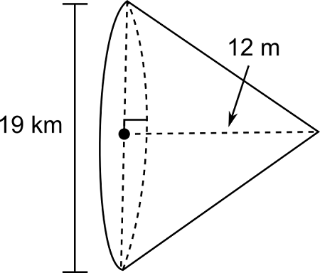 Determine the volume of the figure below and do not round. | Homework ...