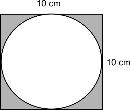 Determine the area of the shaded region of the figure below. | Homework ...