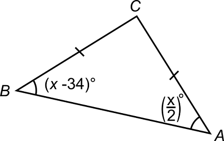 Find the measure of angle C in the given figure. | Homework.Study.com