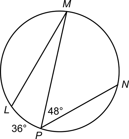 Find the measure of angle LMP. | Homework.Study.com
