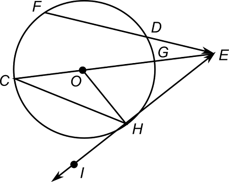 In the circle O dot O, name and correctly label the two radii ...