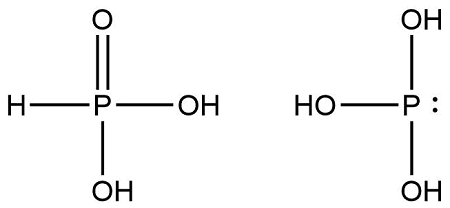 Many structures of phosphorus and sulfur containing compounds are drawn ...