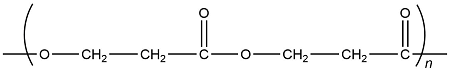 Which monomers are used to produce the below-mentioned polymer ...