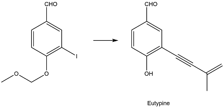 The compound Eutypine is an antibacterial agent isolated from the ...