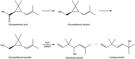 Chrysanthemic acid is a mixture of esters found in chrysanthemum ...