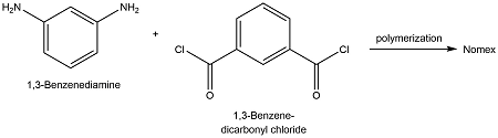 Nomex, another aromatic polyamide (compare aramid), is prepared by ...