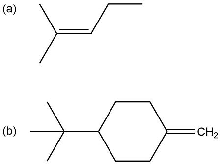 Show how each alkene can be synthesized by a Wittig reaction (there are ...