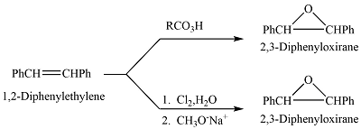 Following are two reaction sequences for converting 1,2 ...