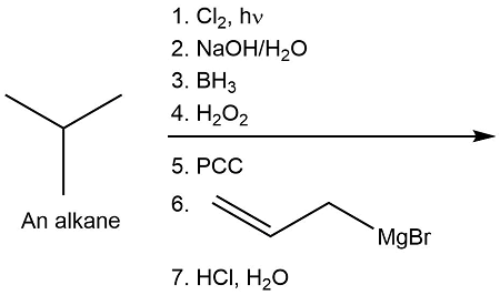Determine the products of the following reaction. Refer to your ...
