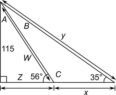 Use the figure to find: 1. angle A 2. angle B 3. angle C | Homework ...