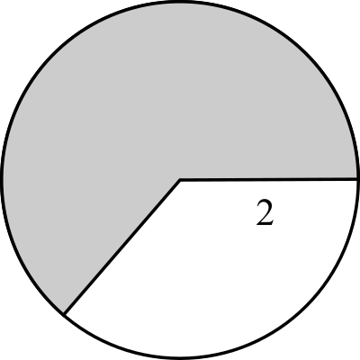 Find the measure (in radians of the central angle. The area of a sector ...