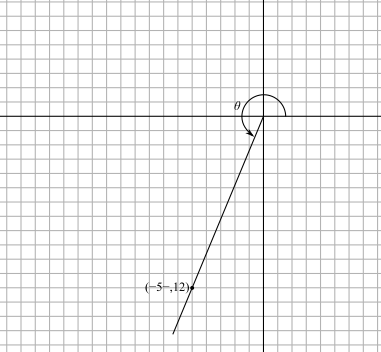 Find the value of cos theta. | Homework.Study.com