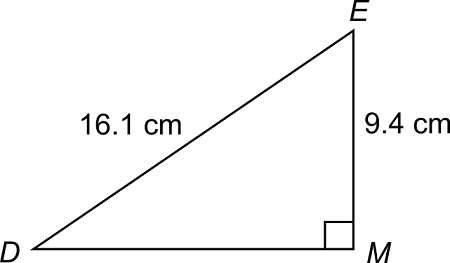 Determine the angle E for the given figure. | Homework.Study.com