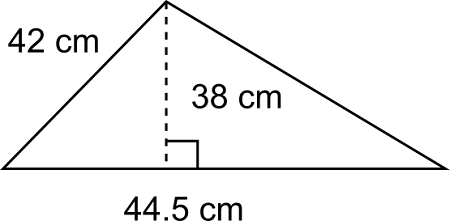 Find the area of the given diagram below. | Homework.Study.com