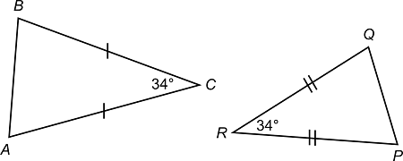 In the given figure explain that the pair of triangles are similar ...