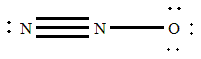 How would the multiple bonding in the following N2O structure be ...
