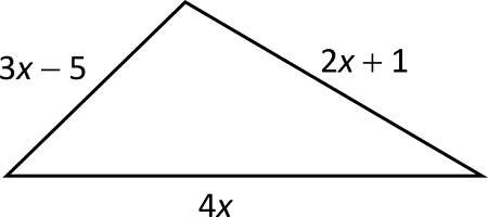 Find the length of the longest side of the triangle if the perimeter is ...