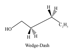 Draw eclipsed conformations of the second C-C bond in 1-pentanol using ...