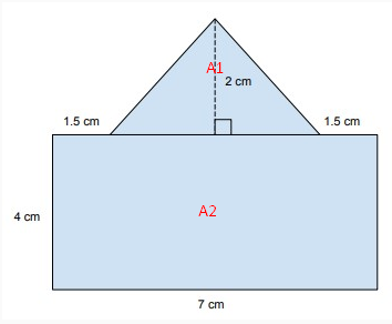 Find the area of the geometric figure. Simplify the answer. | Homework ...