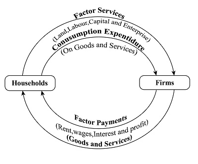 Explain the concept of the circular flow. | Homework.Study.com