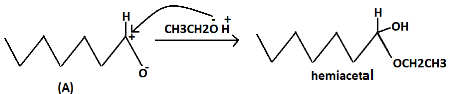 Draw the skeletal structure product when heptanal is treated with 1 ...