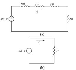 Consider the circuit shown in Figure (a) and Figure (b). a) Determine ...