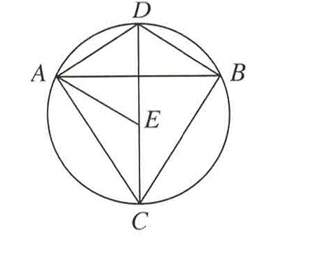 In the diagram, triangle ABC is an equilateral triangle inscribed in a ...