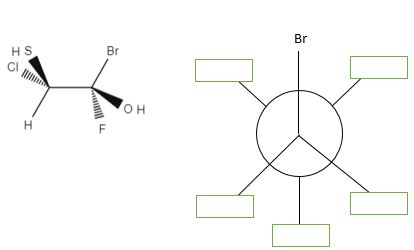 Translate the given theoretical conformer from the wedge-and-dash ...