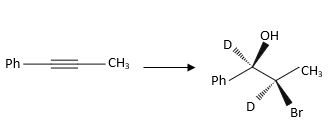 Complete the transformation below by indicating the necessary sequence ...
