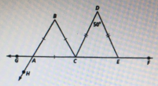 Find the measure of the identified angles from the diagram. a) m\angle ...