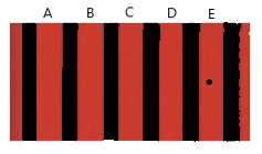 The figure below shows the viewing screen in a double-slit experiment ...