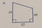 Calculate the lengths of the sloping sides in the following. (Construct ...