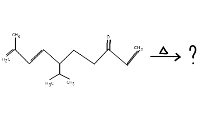 The molecule shown below undergoes an intramolecular Diels-Alder ...
