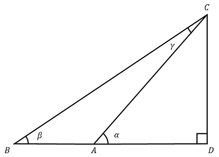 Use the figure below to find tan(gamma) given that | Homework.Study.com