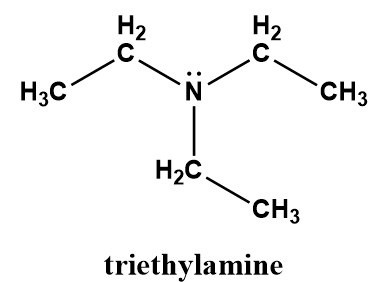 Demonstrate the name of the depicted compound. (CH3CH2)3N | Homework ...